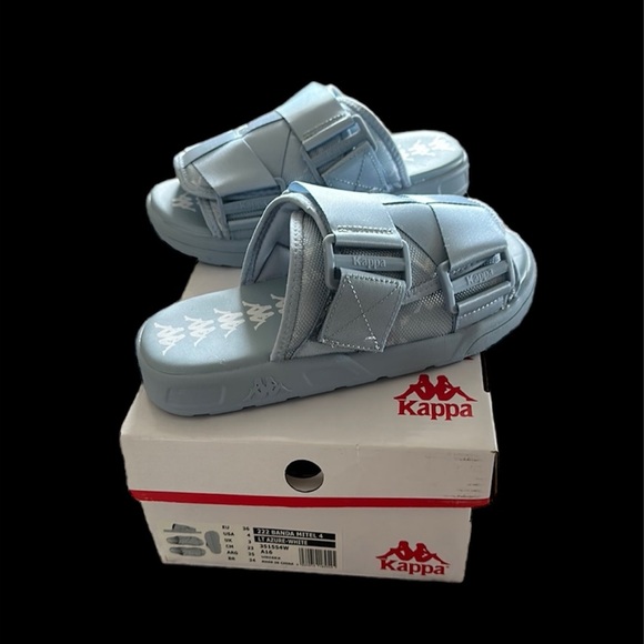 Kappa | Shoes | Blue Kappa Slides Never Worn | Poshmark